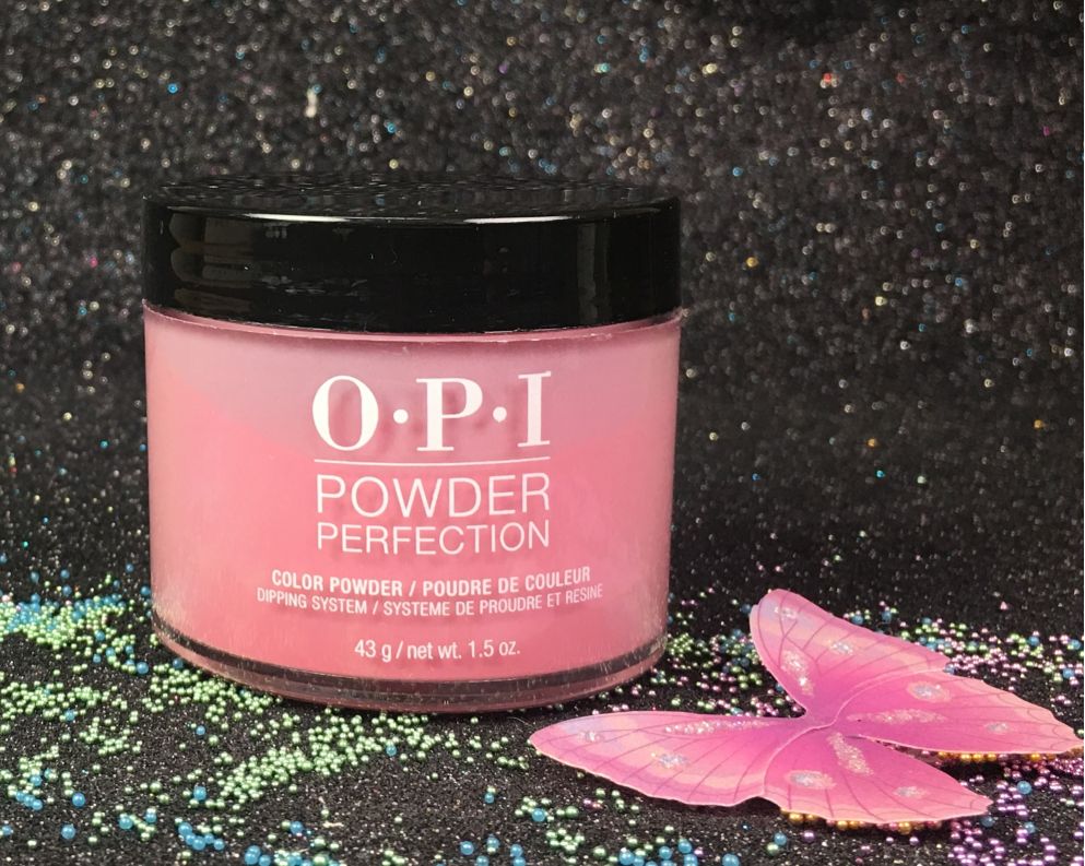 OPI Pink Flamenco DPE44 Powder Dipping I gel-nails.com