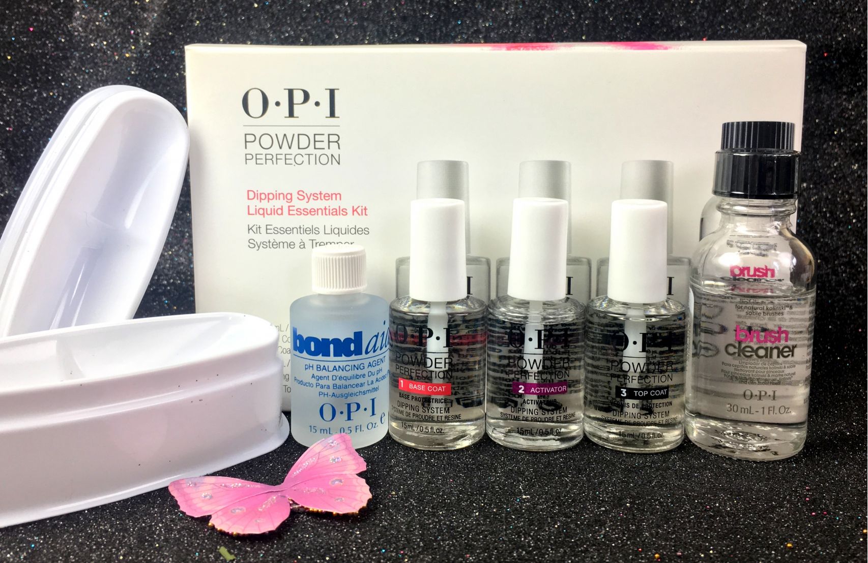 OPI Powder Perfection Dipping System Liquid Essentials Kit DP501 I gel ...