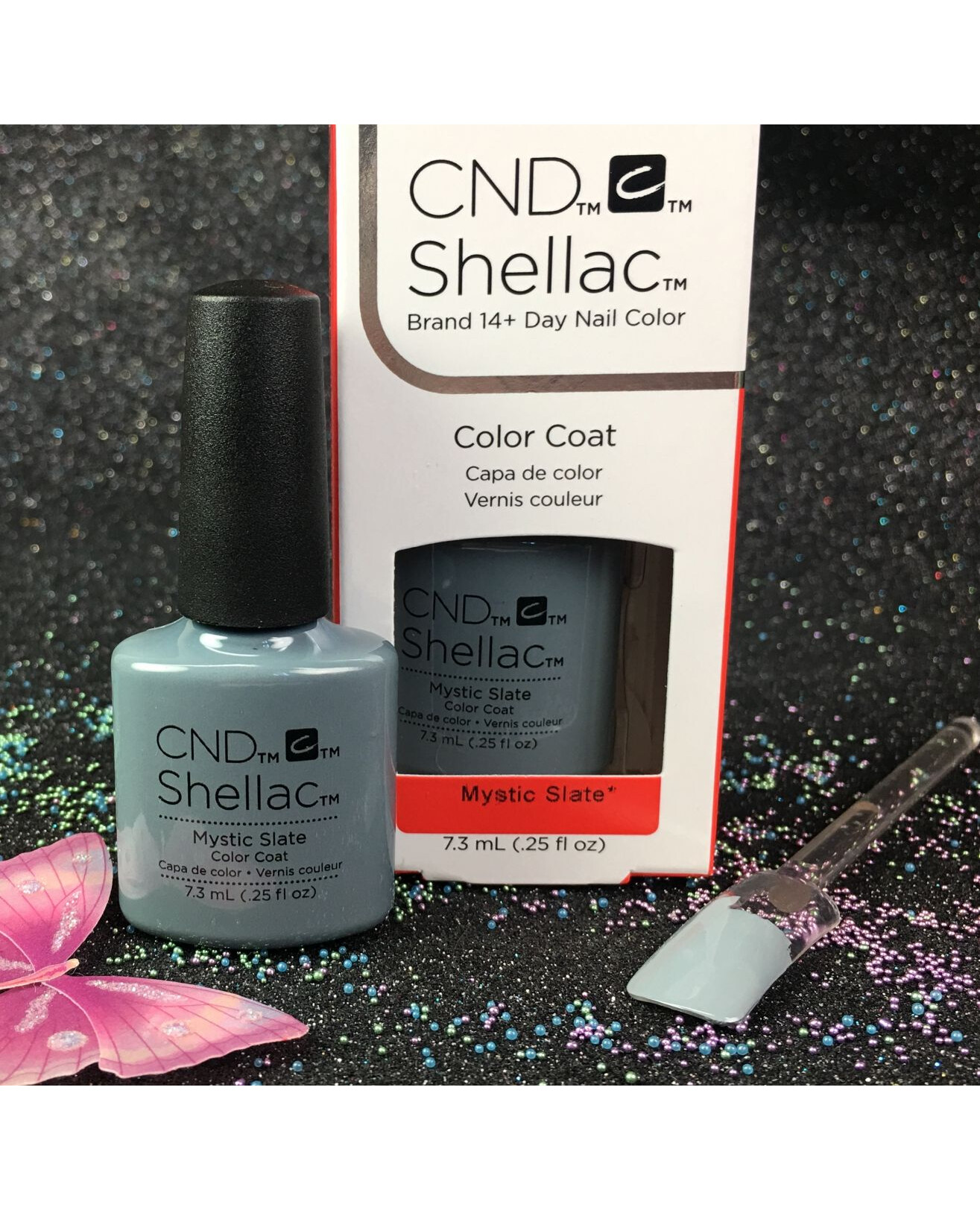CND Shellac Mystic Slate Gel Color Glacial Illusion Collection l Gel ...