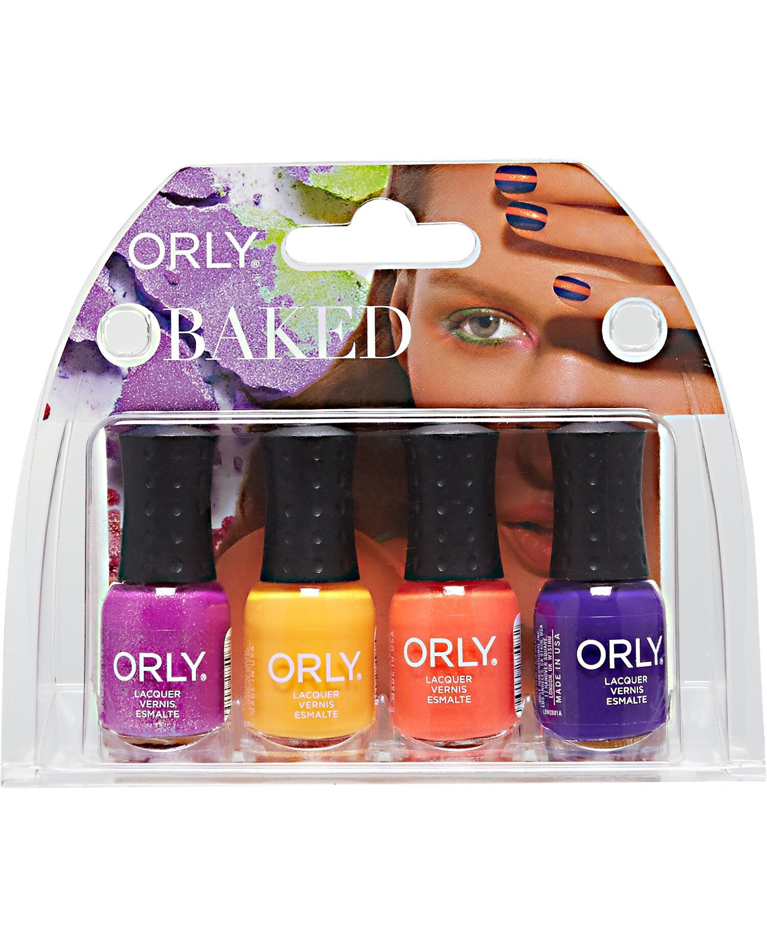Orly 4 Piece Baked Summer Nail Color Collection Mini Kit