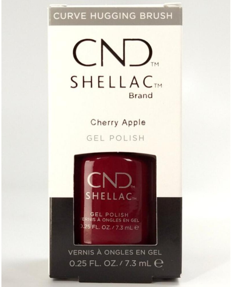 CND Shellac - Cherry Apple UV Gel Nail Polish l Gel-nails.com