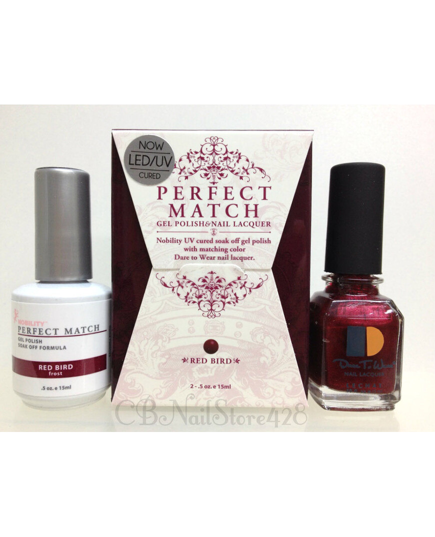 LeChat Perfect Match Gel Polish & Nail Lacquer Red Bird